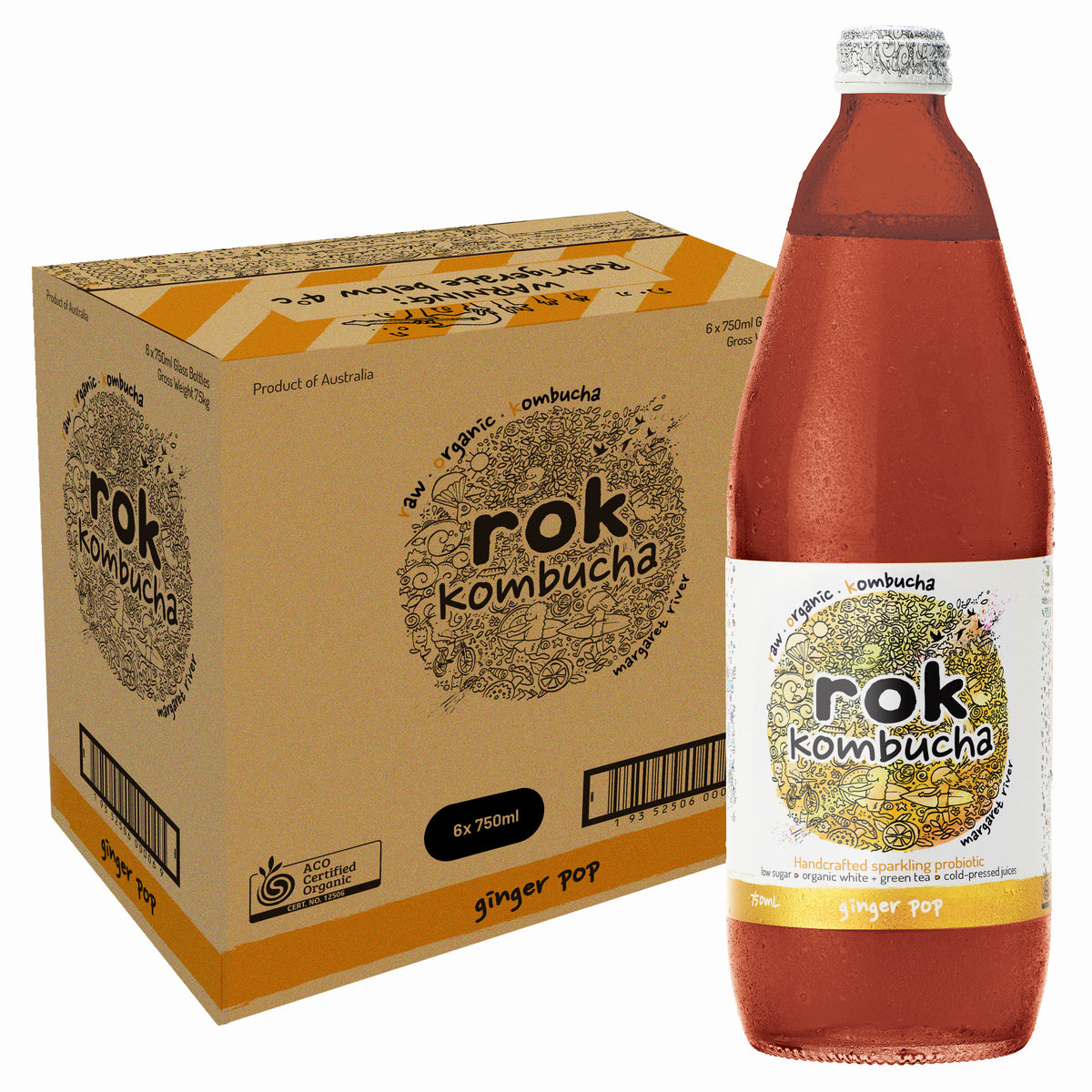 Ginger Pop - rok kombucha – The Local Drinks Co.