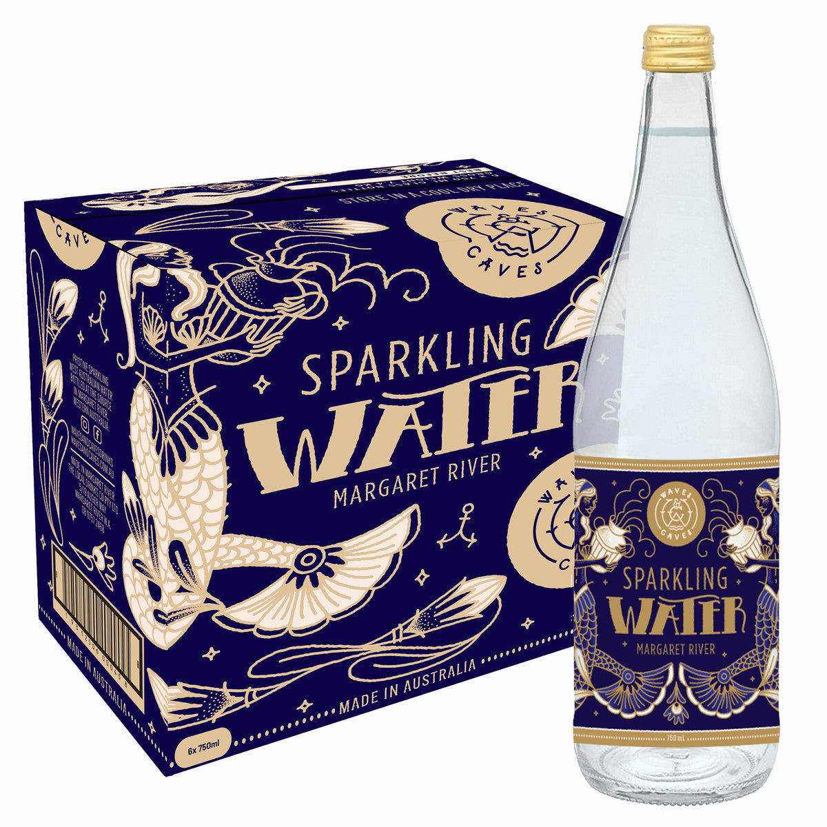 Pure Sparkling Water - Waves & Caves – The Local Drinks Co.
